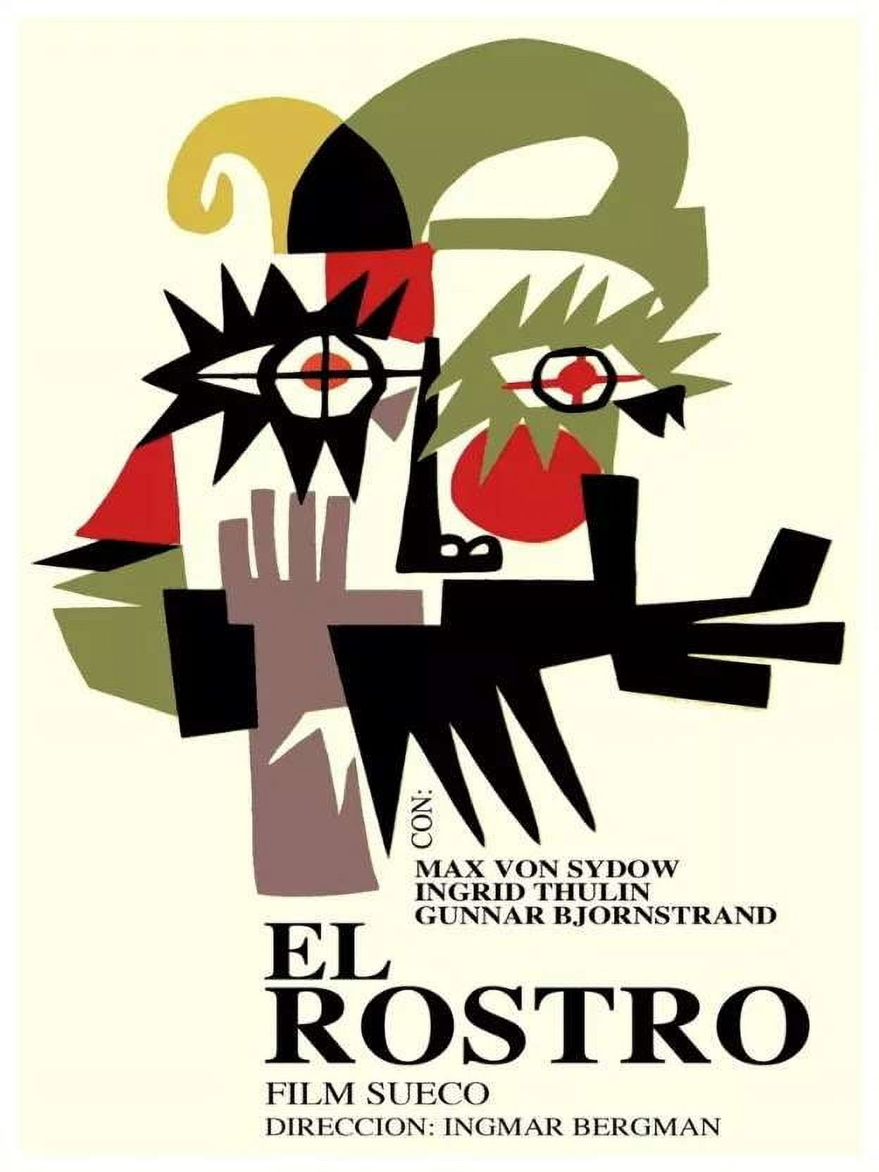El Rostro, the face movi wall Decoration Poster.Graphic Art Interior ...