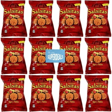 El Sabroso Salsitas Original Spicy Salsa Flavored Tortilla Rounds with ...