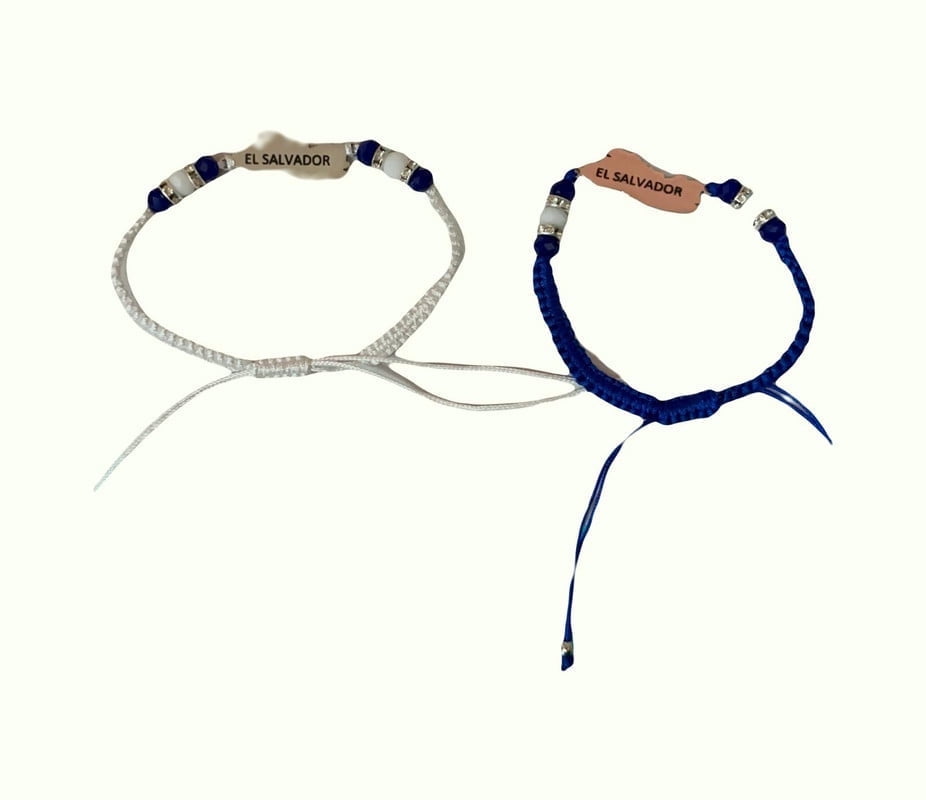 El Salvador Country Map Bracelet – Adjustable Unisex Wristband for Men ...