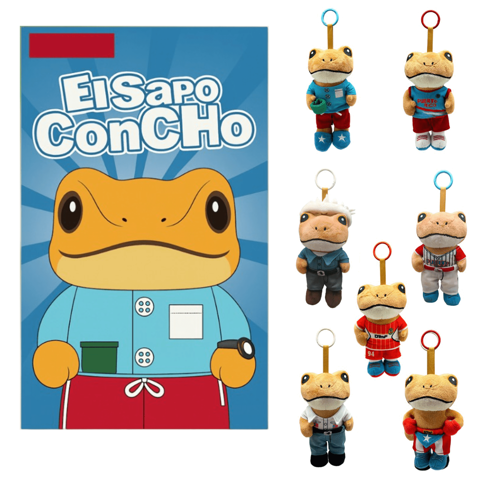 El Sapo Concho Blind Box Plush Toys 5.9 Inch Mystery Readom Style ...