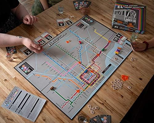 El: The Chicago Transit Adventure - CTA Train Themed Board Game ...