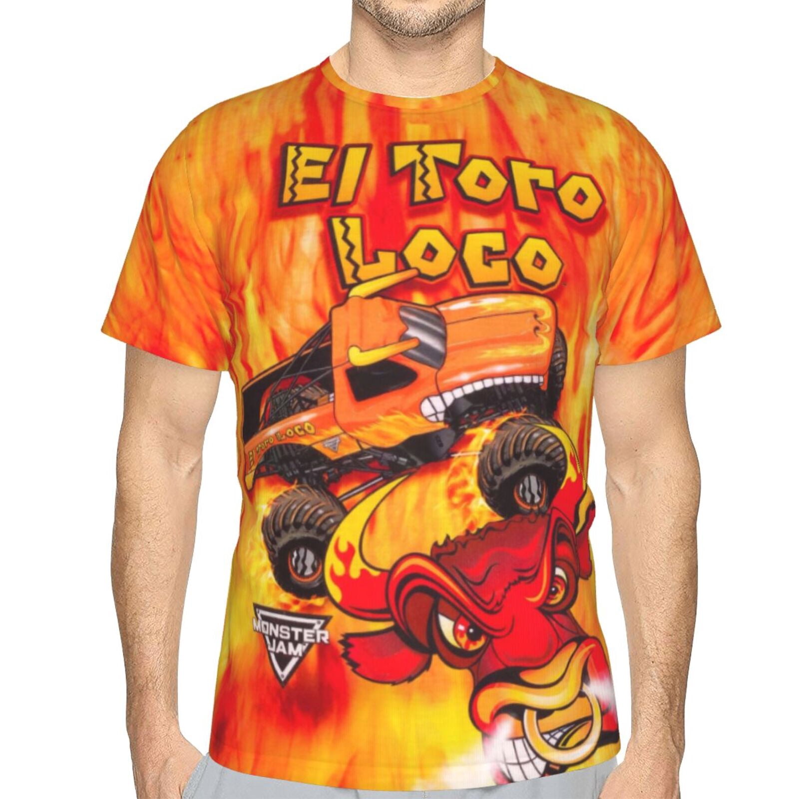 El Toro Loco Trucks Men's T-Shirt Slim Fit Short Sleeve Shirts Casual ...