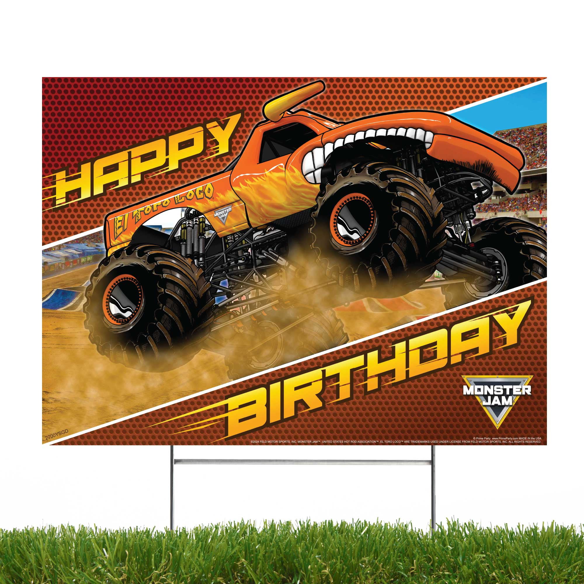 El Toro Loco – Happy Birthday Yard Sign - Walmart.com