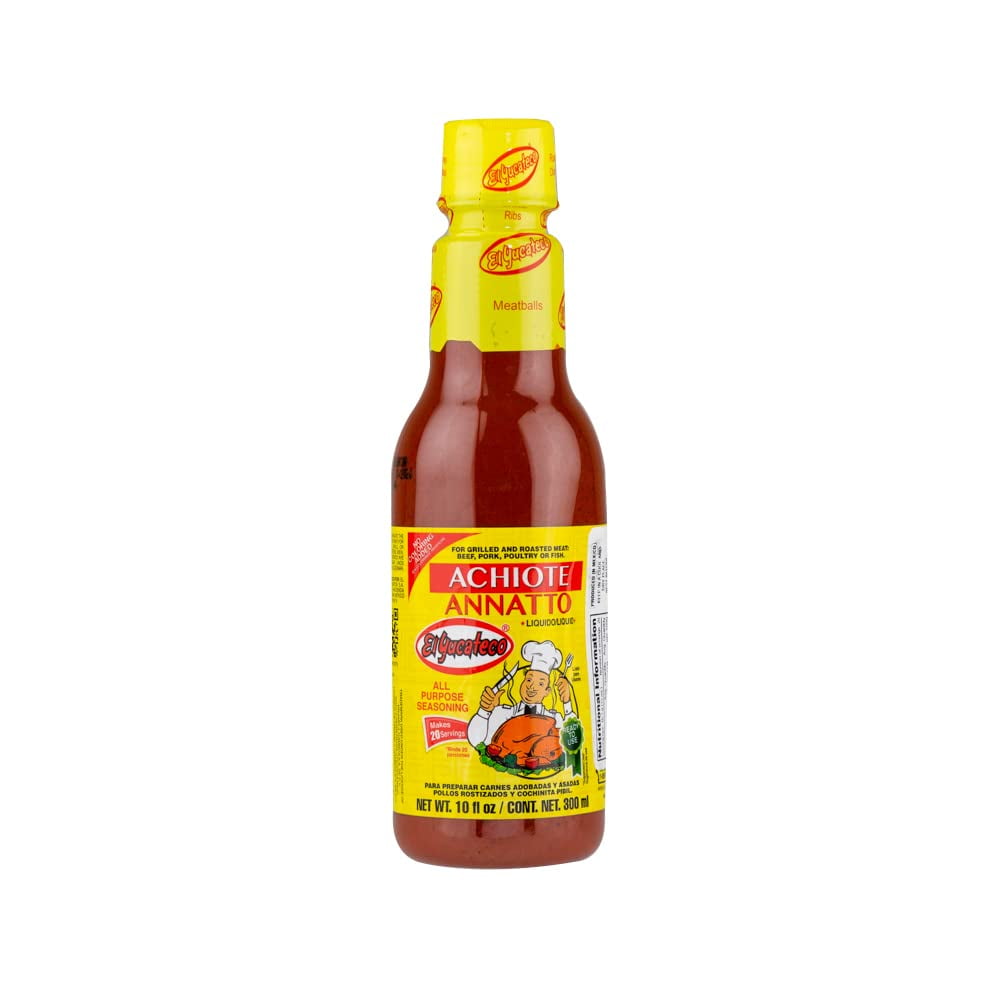 El Yucateco Achiote Liquid, 10 Ounce, Perfect for Marinades and ...