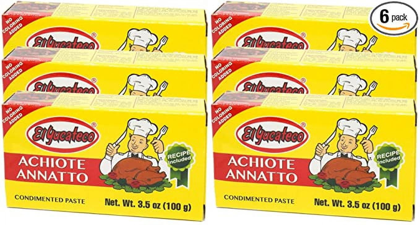 El Yucateco Achiote Paste 3.5 oz (Pack of 6) - Walmart.com