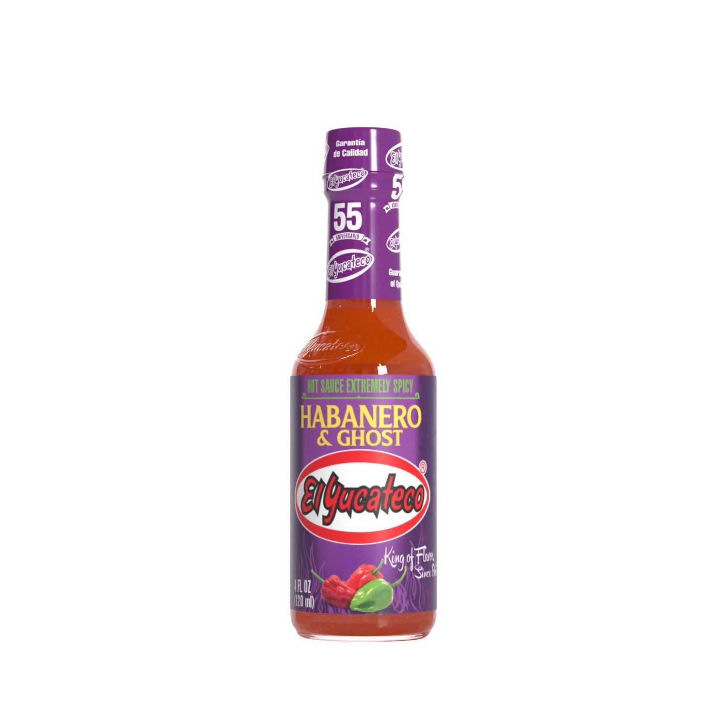 El Yucateco Habanero & Ghost Hot Sauce, 6 Pack, 4 oz - Walmart.com
