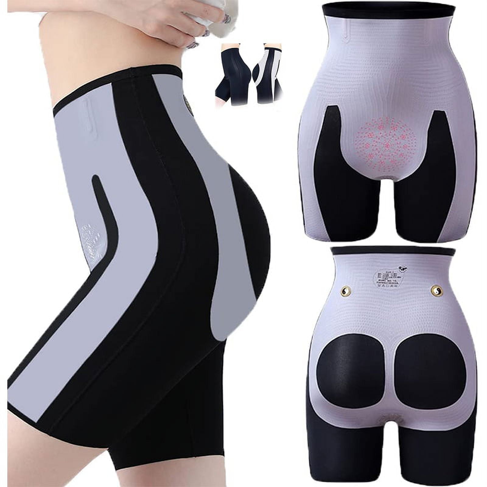 ElaShape - High Waisted Tummy Control Pants,Fiber Restoration Shaper ...