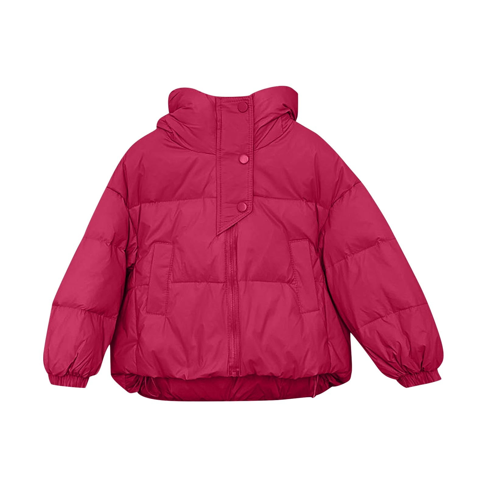 Elabch Toddler Girls Puffer Coat Zip Hooded Snow Coat Thick Waterproof ...