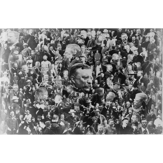 Elaborate 1908 Photomontage Constructed Of Hundreds Of Portraits And ...