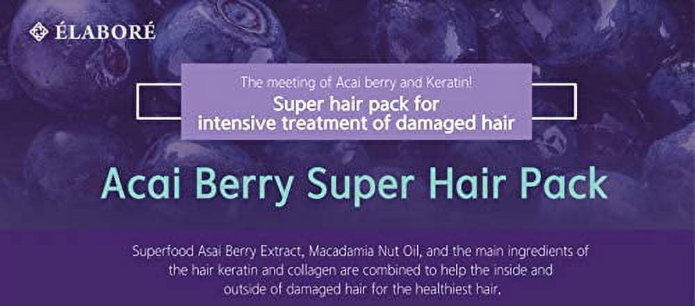 Elabore Acai Berry Super Hair Pack 33.80fl.oz/ 1000ml - Walmart.com
