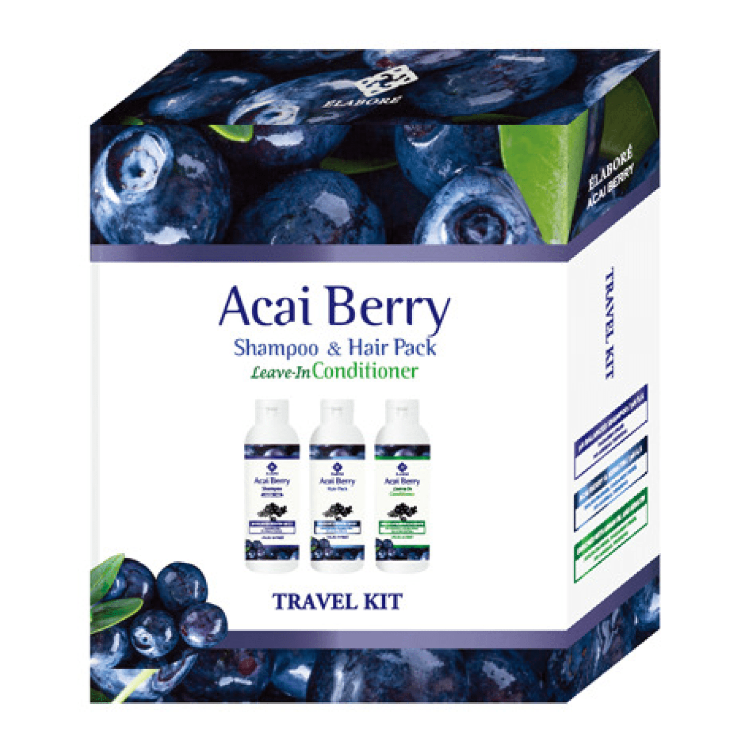 Elabore Acai Berry Travel Kit 3fl.oz, 3fl.oz, 3fl.oz - Walmart.com