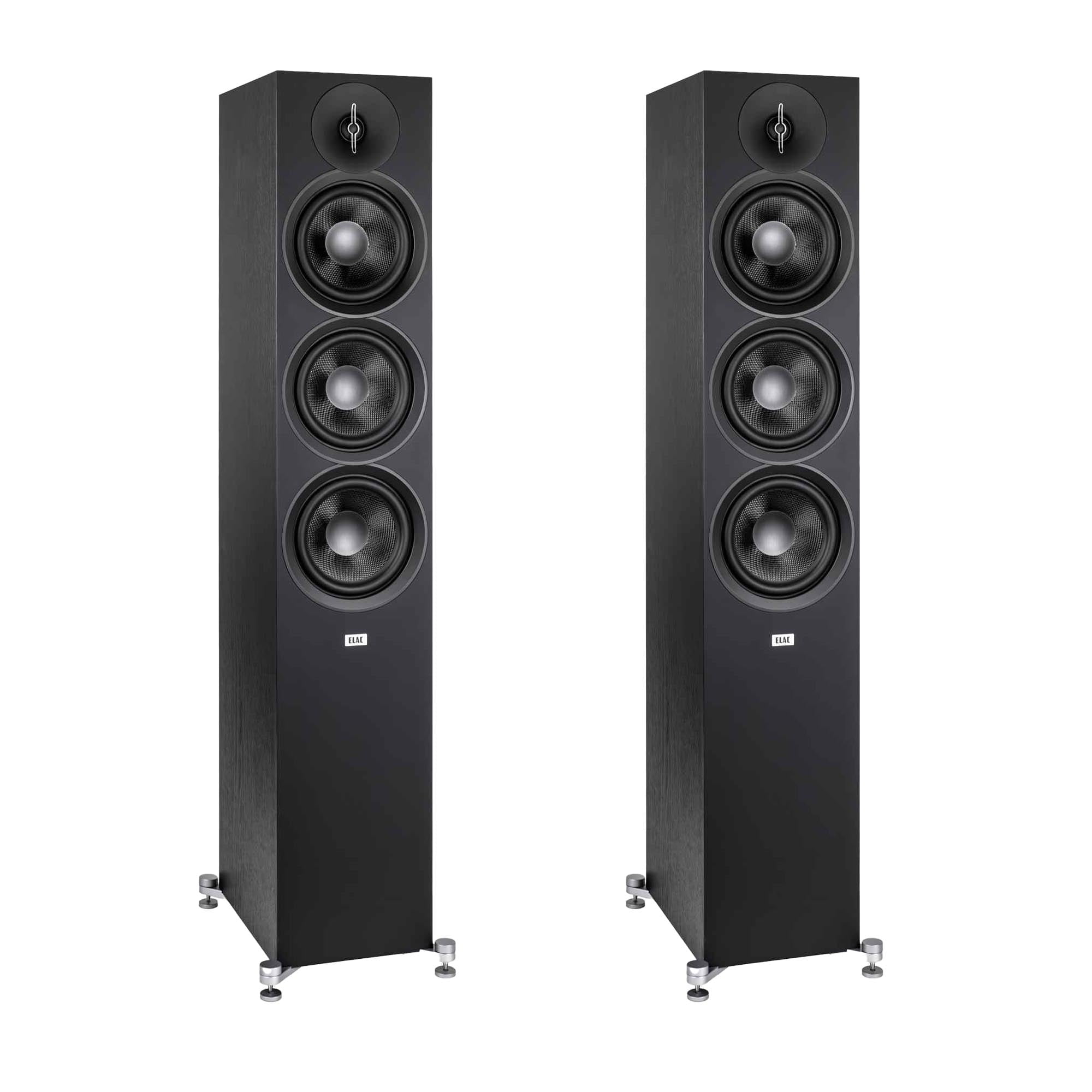 Elac - Two DF63-BK - Debut 3.0 6.5" Floor Speaker - Black - Walmart.com
