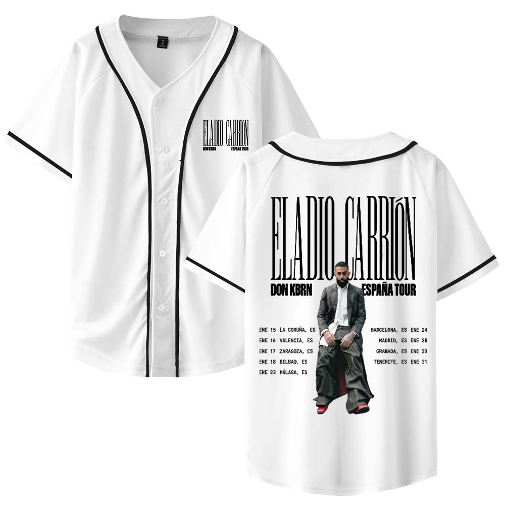 Eladio Carrion Don Kbrn Tour 2026 Baseball Jersey Shirt V-Neck Women ...