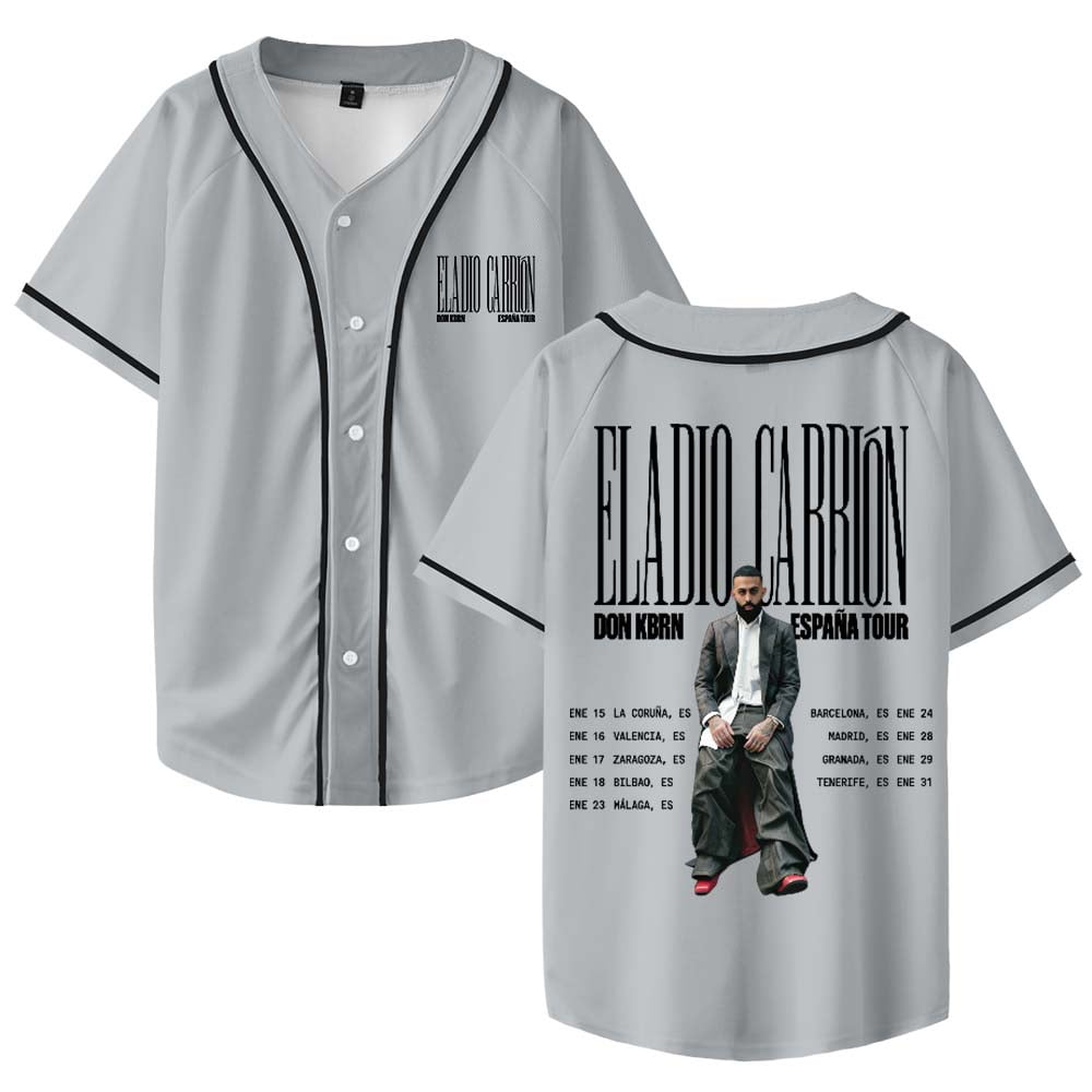Eladio Carrion Don Kbrn Tour 2026 Baseball Jersey Shirt V-Neck Women ...