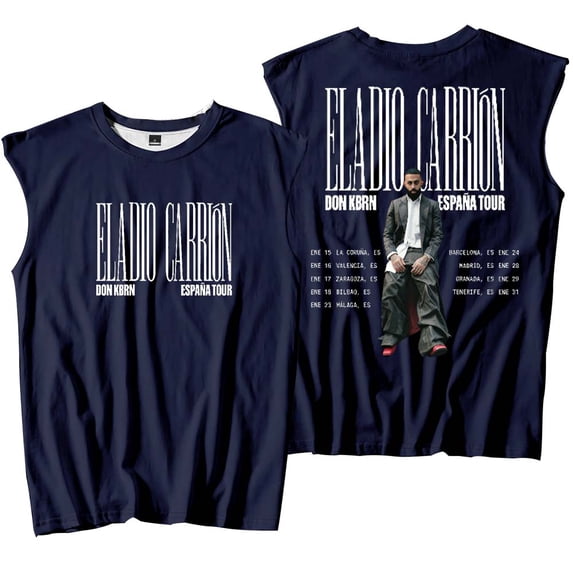 Eladio Carrion Don Kbrn Tour 2026 Tank Tops Sleeveless T-Shirt port ...