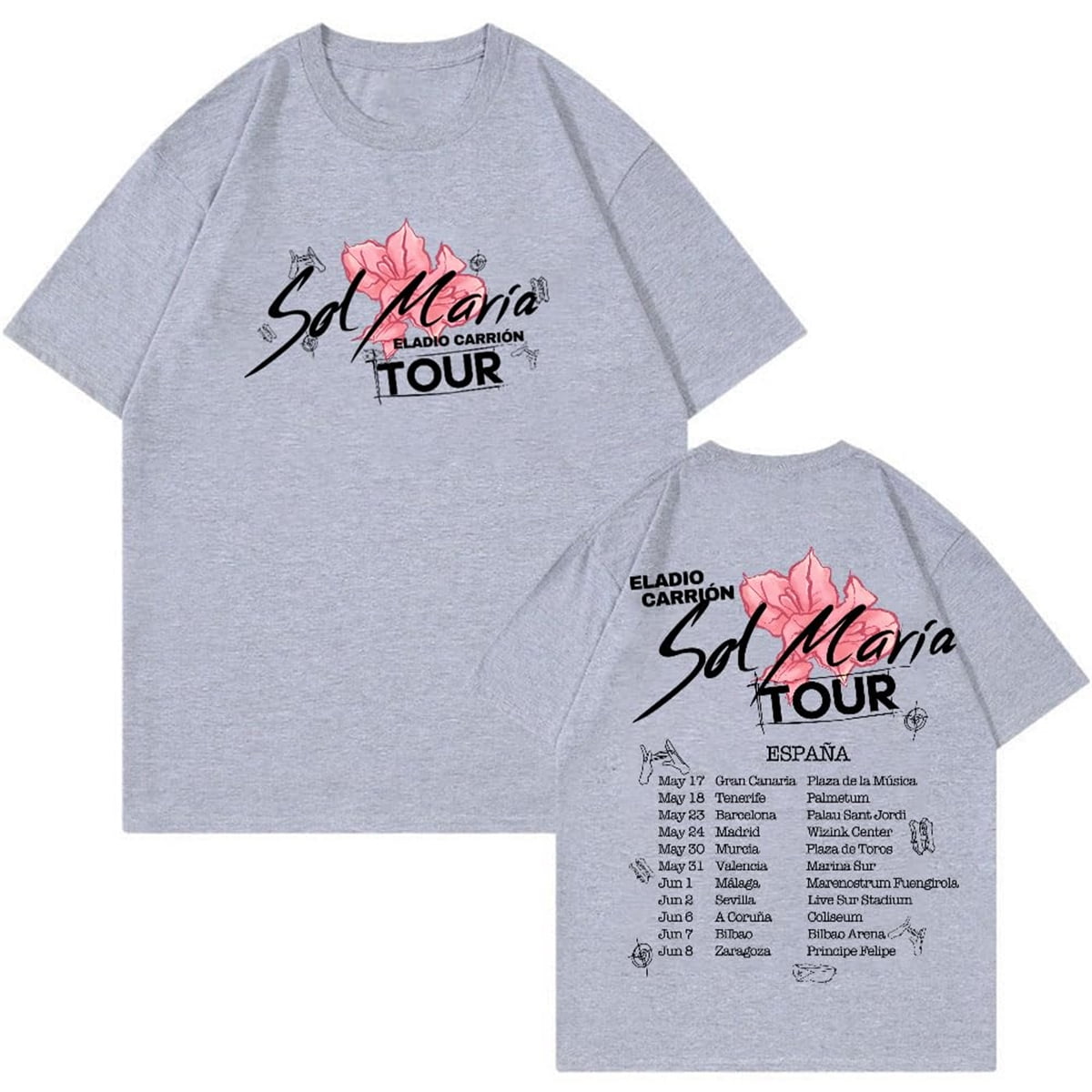 Eladio Carrion Sol Maria Mama's Boy Tee Rapper Album Merch Fashion ...