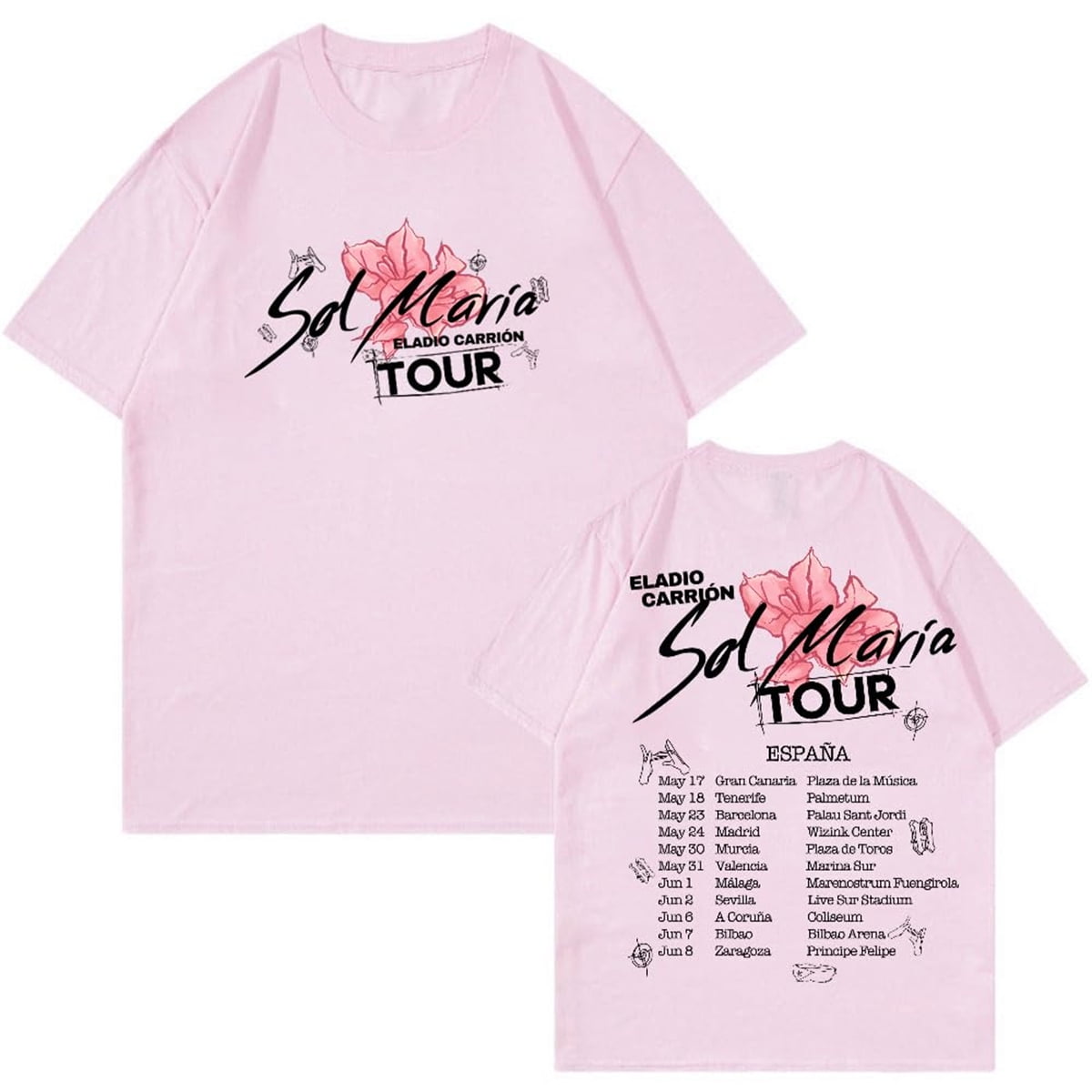 Eladio Carrion Sol Maria Mama's Boy Tee Rapper Album Merch Fashion ...