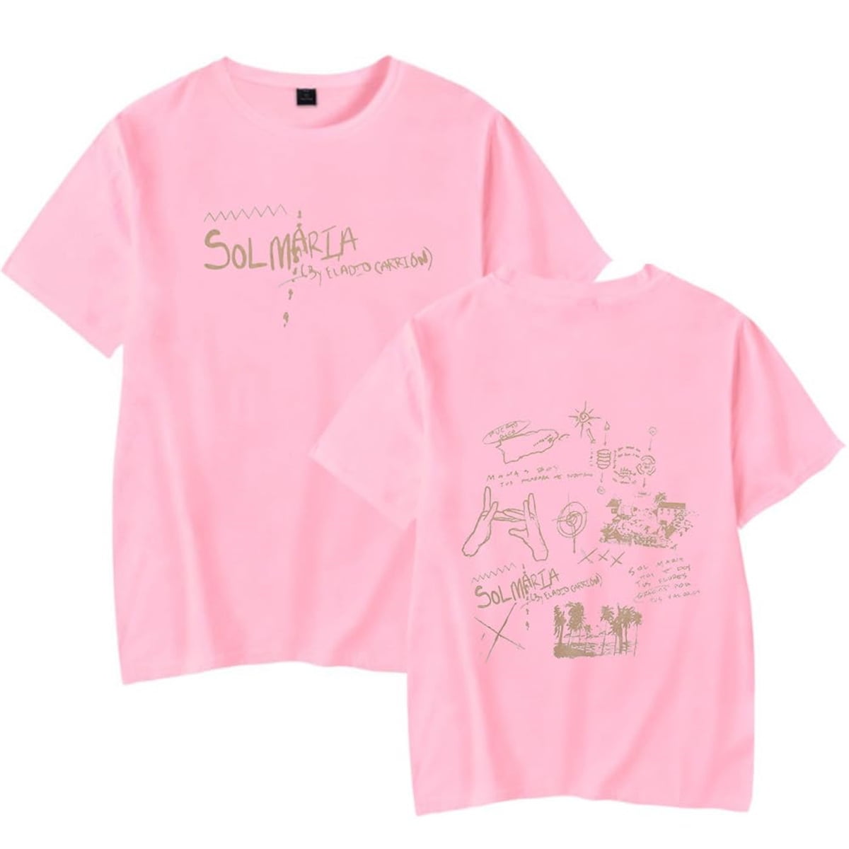 Eladio Carrion Sol Maria Tee Rapper Album Merch Fashion Casual Hiphop ...