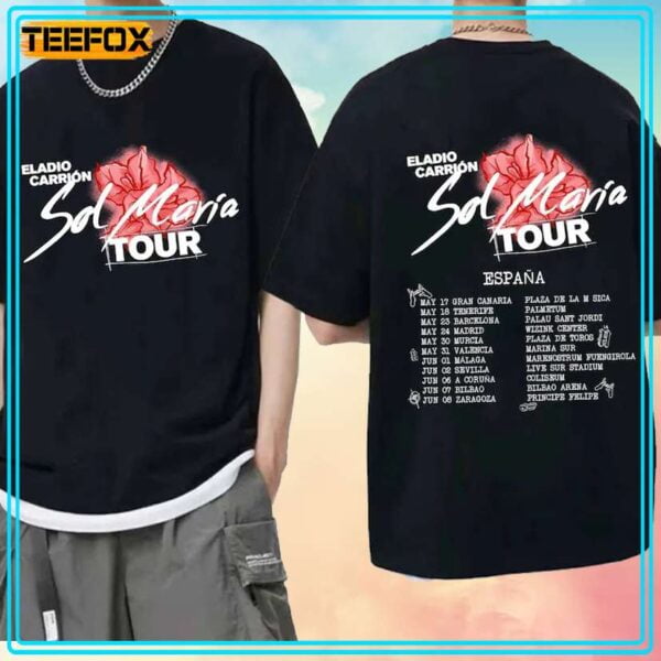 Eladio Carrion – Sol Maria Tour 2024 T-Shirt - Walmart.com Eladio Carrion – Sol Maria Tour 2024 T-Shirt - Walmart.com
