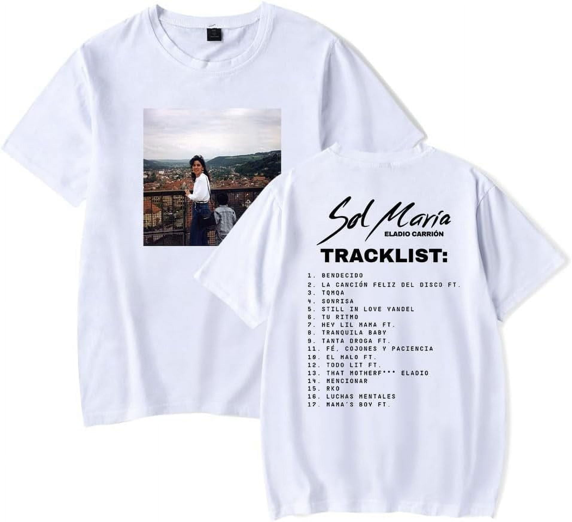 Eladio Carrion Tracklist T-Shirts Sol Maria Album Merch Women Men ...