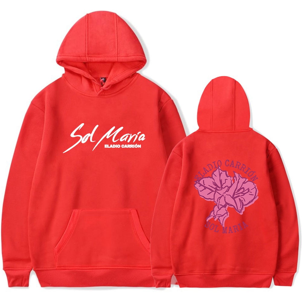 Eladio Carrion merch Sol Maria tour 2024 hooded drawstring pocket ...