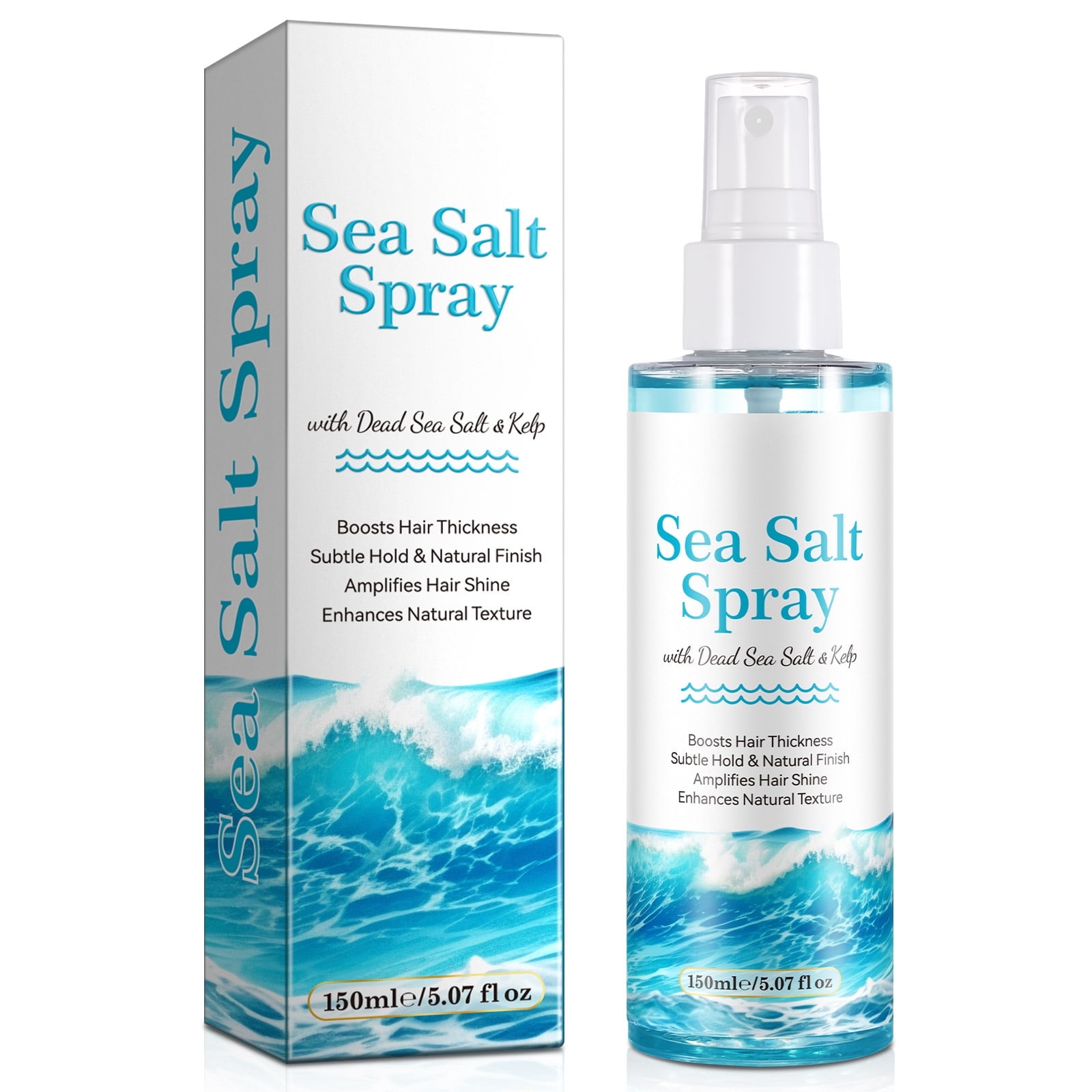 Elaimei Sea Salt Spray,Light Hold & Natural Finish,Volume up Your Style ...