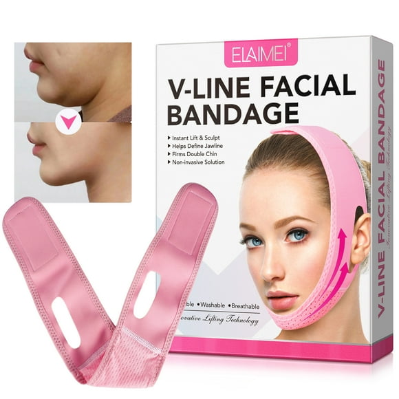 Facial Slimming Strap Before And After