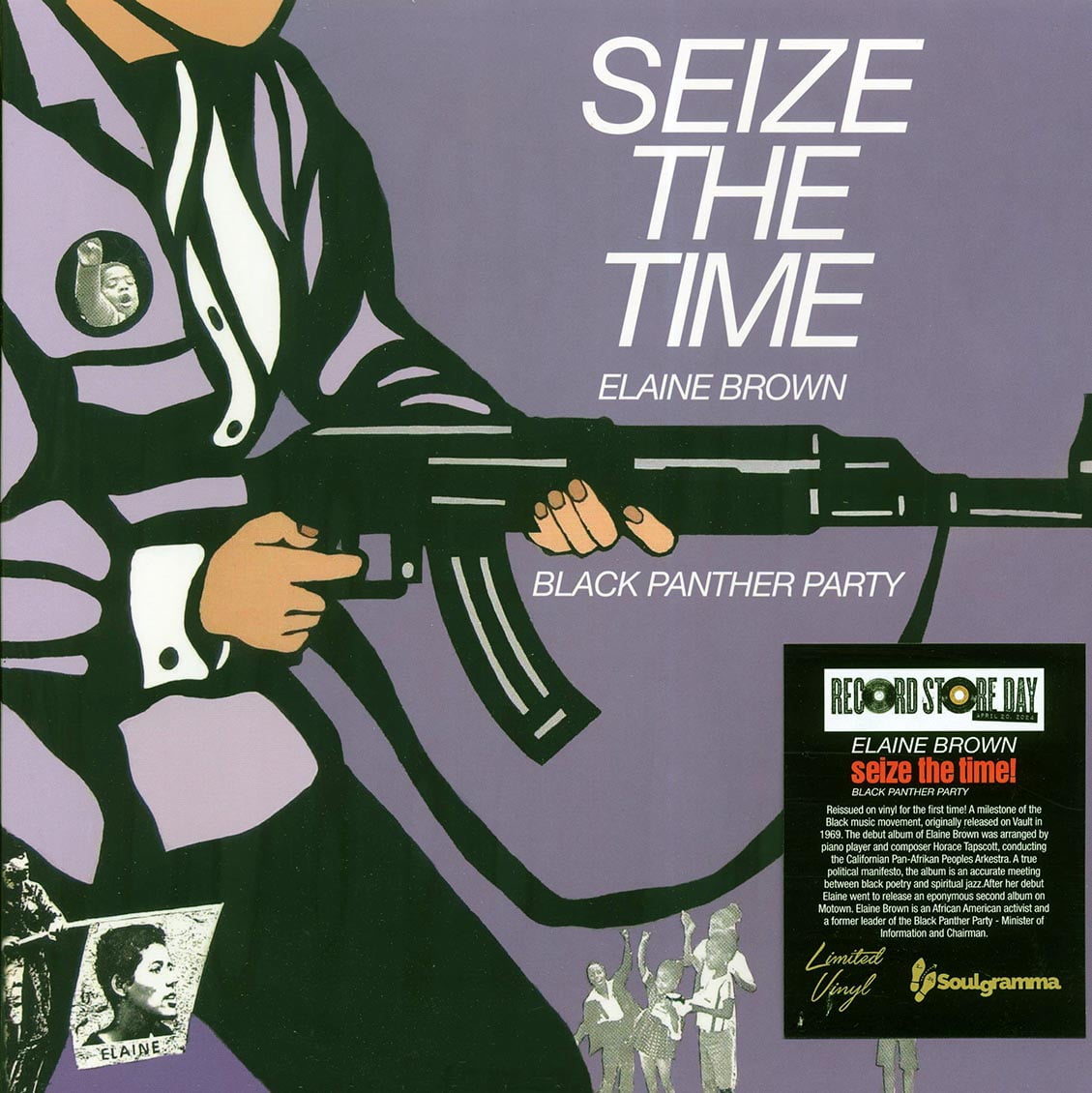 ELAINE BROWN Seize The Time: Black Panther Party Records & LPs ...