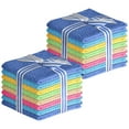 Elaine Karen 16 Pack Cotton Washcloths Small Hand Towels for Bathroom ...
