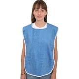 Nobles Adult Disposable Tissue/Poly-Backed Bibs Slipover White (Case of ...