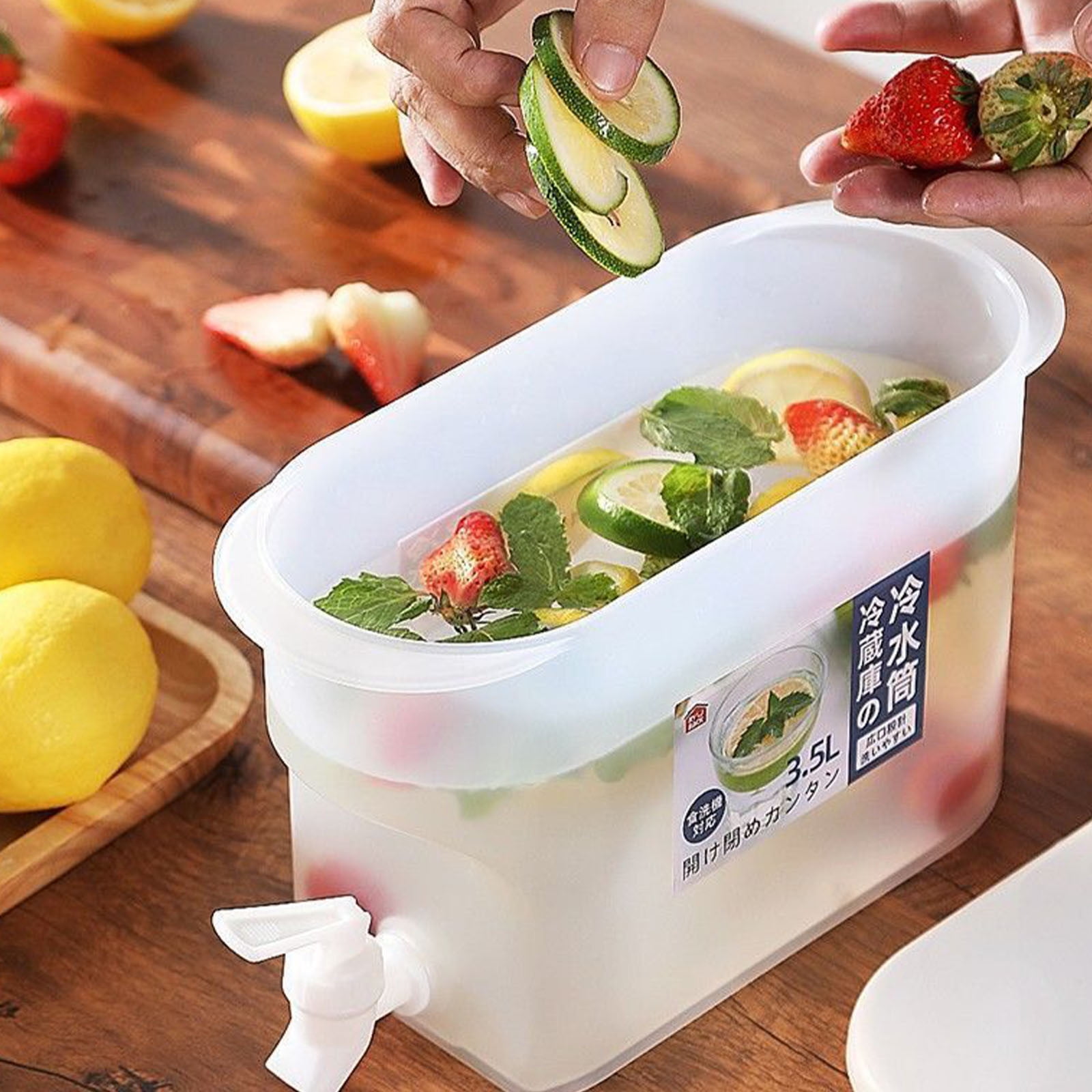 Elainilye 1 Gallon Beverage Dispenser with Spigot, Drink Dispensers for ...