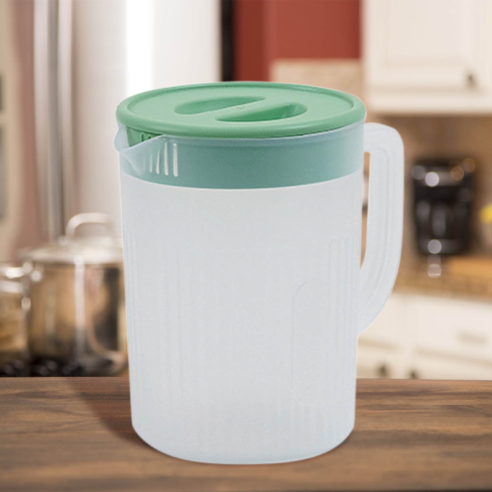 Gallickan 2 Quart Pitcher with Lid, Juice Pitcher, BPA-Free Clear ...