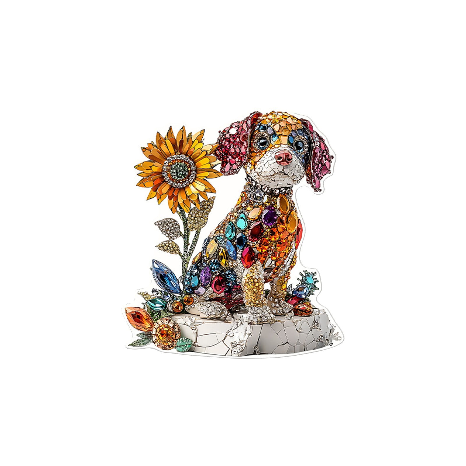 Elainilye 2D Acrylic Animal Window Decoration, Hanging Woodland ...