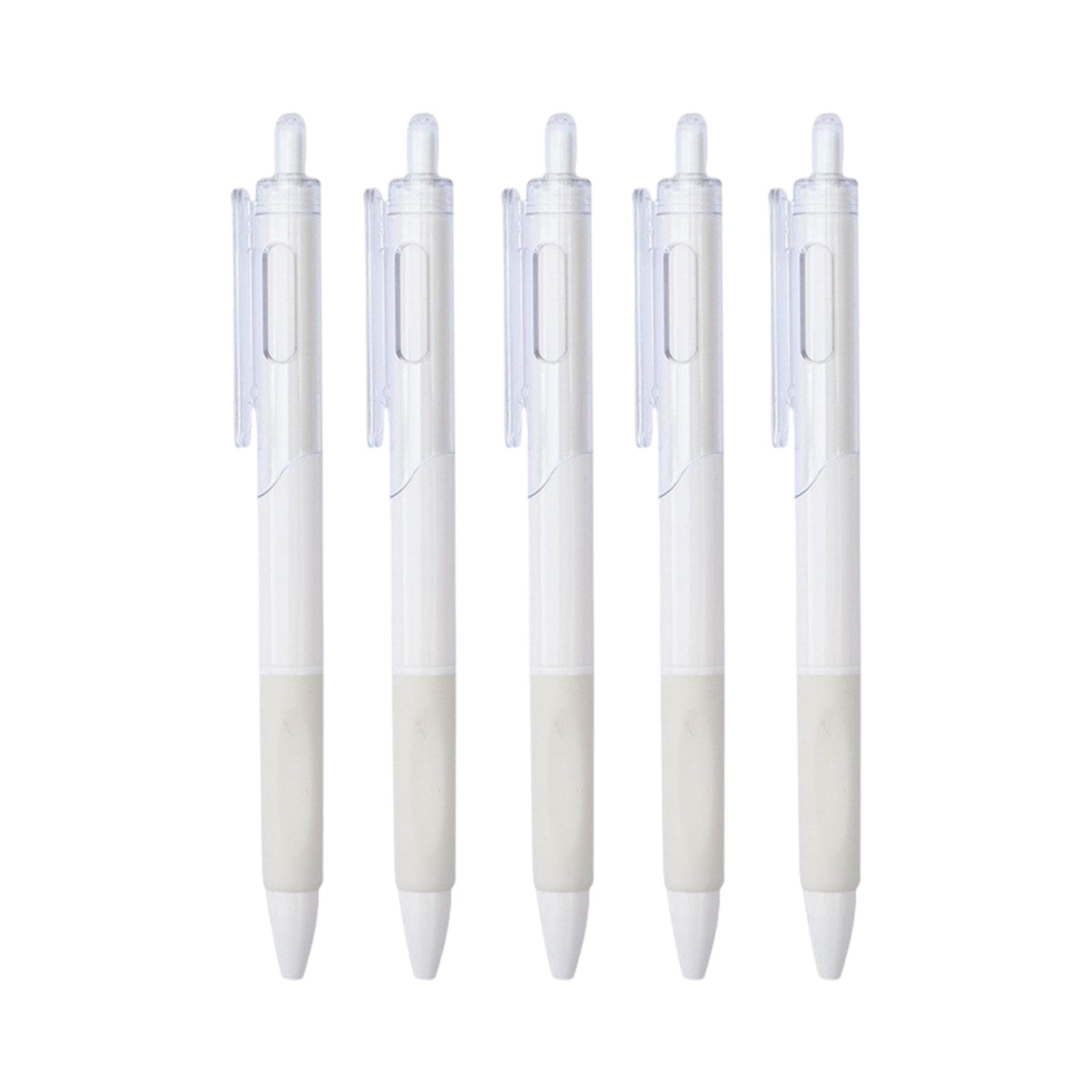 Elainilye 5-Pack 0.5mm Fine Point Gel Pens, Smooth Black Ink Writing ...