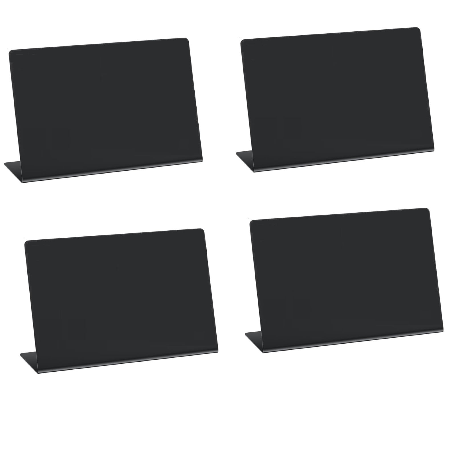 Elainilye Acrylic Desktop Label Holder, L-Shaped Price Display Board ...