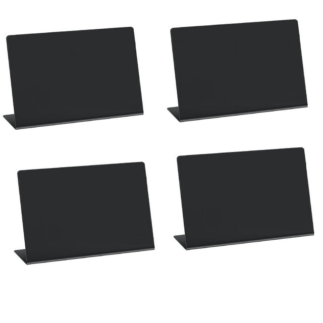 Elainilye Acrylic Desktop Label Holder, L-Shaped Price Display Board ...