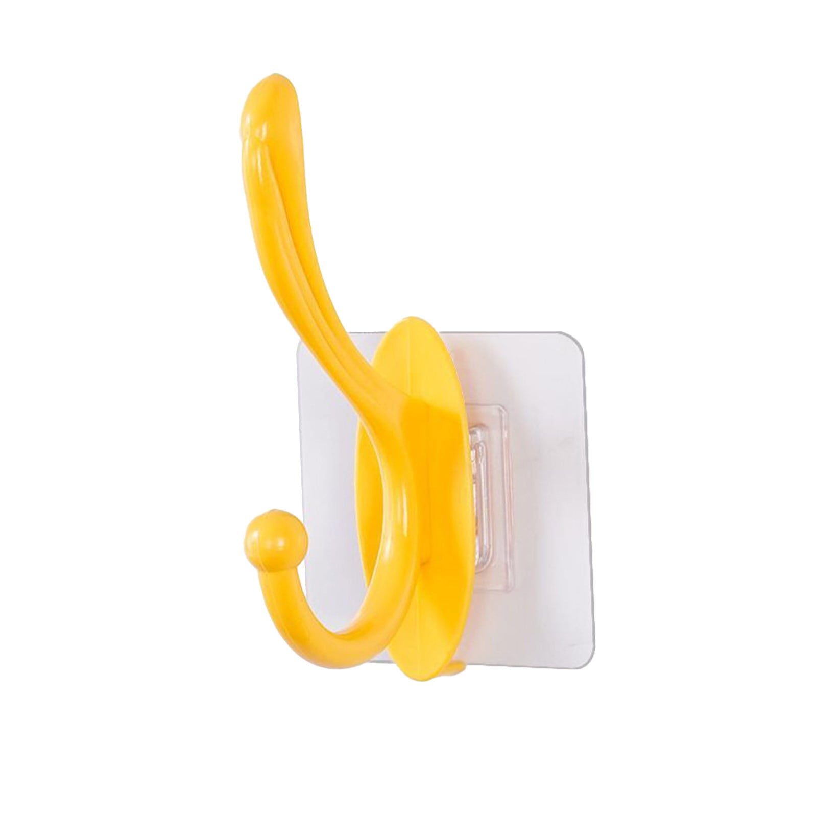 Elainilye Adhesive Mount Plastic Hooks, No Drill Wall Hanging Hardware ...