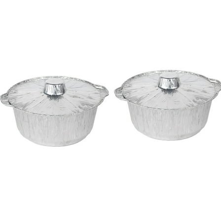 Fancy Panz 9.38 In. W. x 11.75 In. L. White 2-In-1 Foil Pan Baking ...