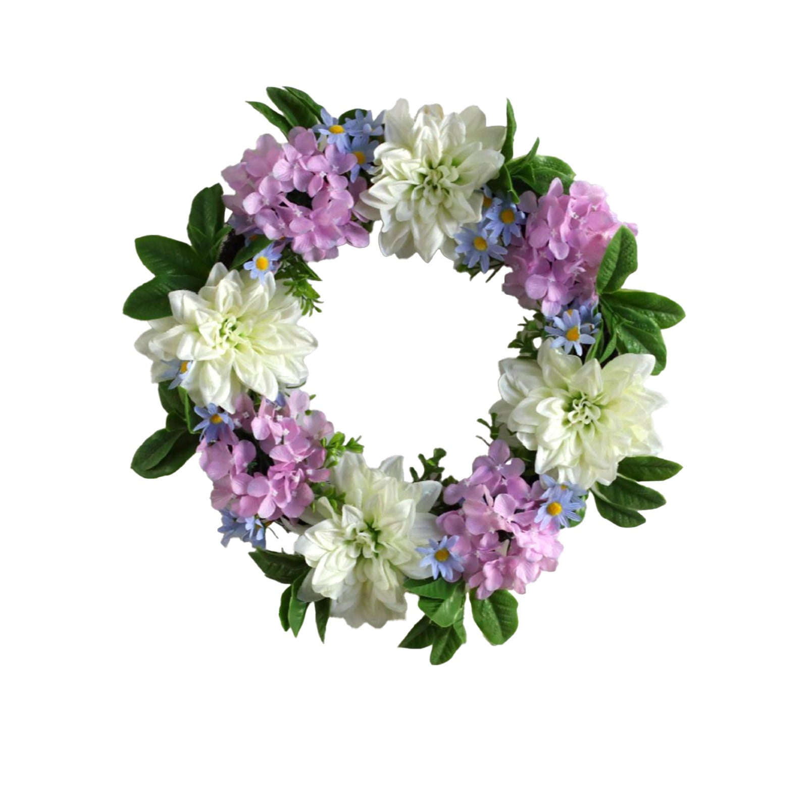 Elainilye Artificial Spring Wreath, 20 Inch Large Flower Wreath for ...