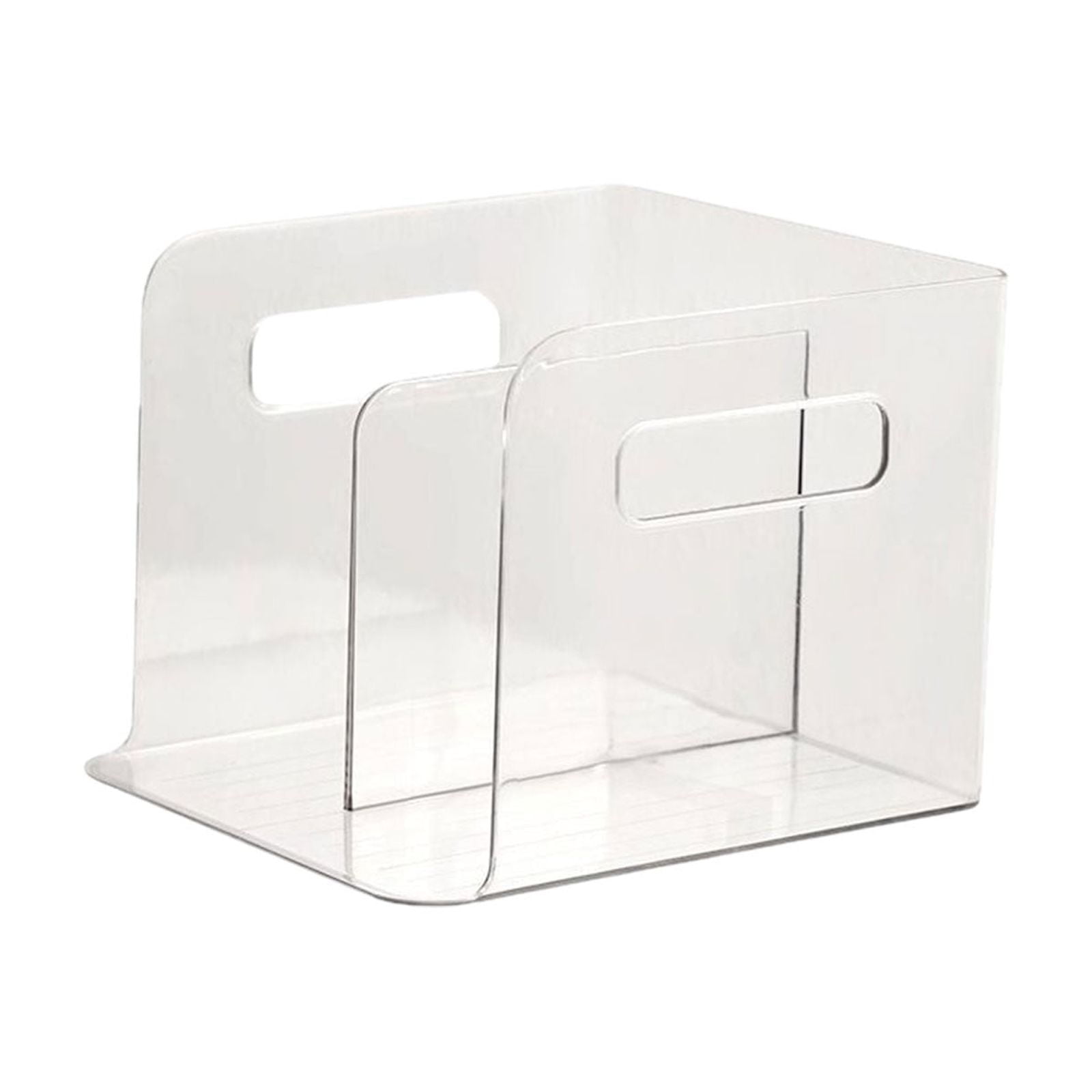 Elainilye Clear Acrylic Double Layer Desktop Organizer, Transparent ...