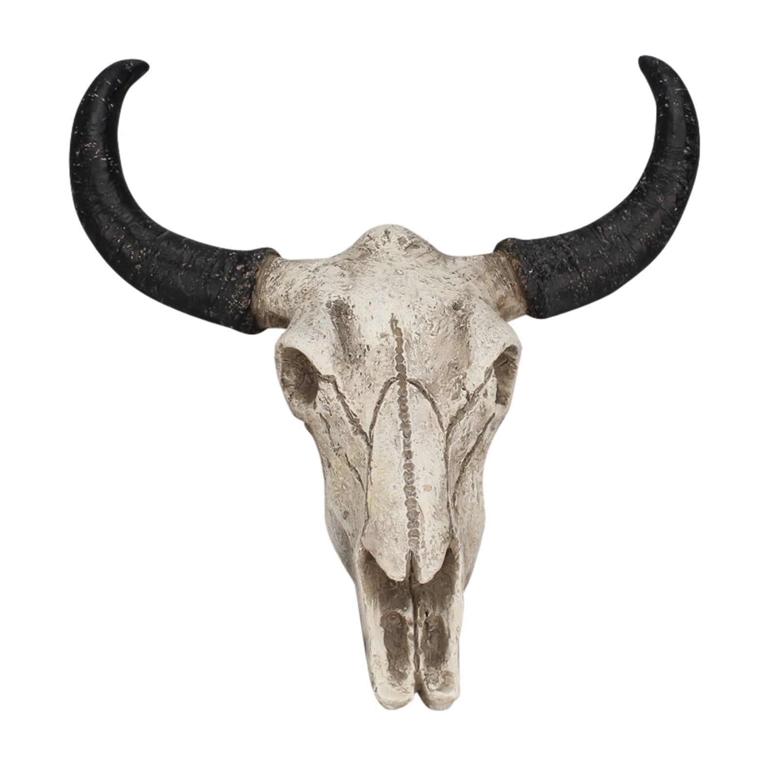 Elainilye Cow Skull Wall Decor, Vintage Halloween Hanging Skeleton, 3D ...