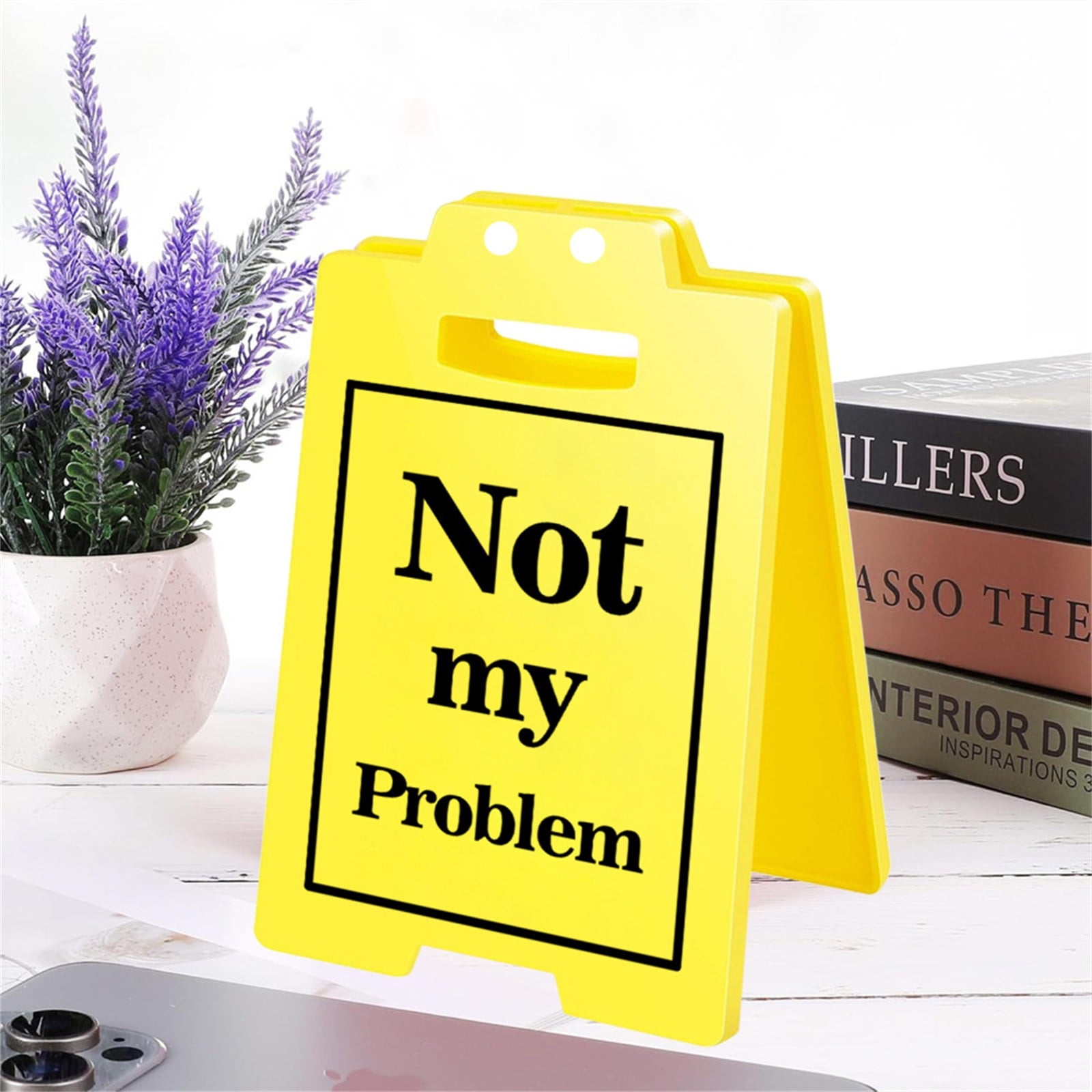 Elainilye Creative Acrylic Office Desk Prank Ornament, Humorous ...