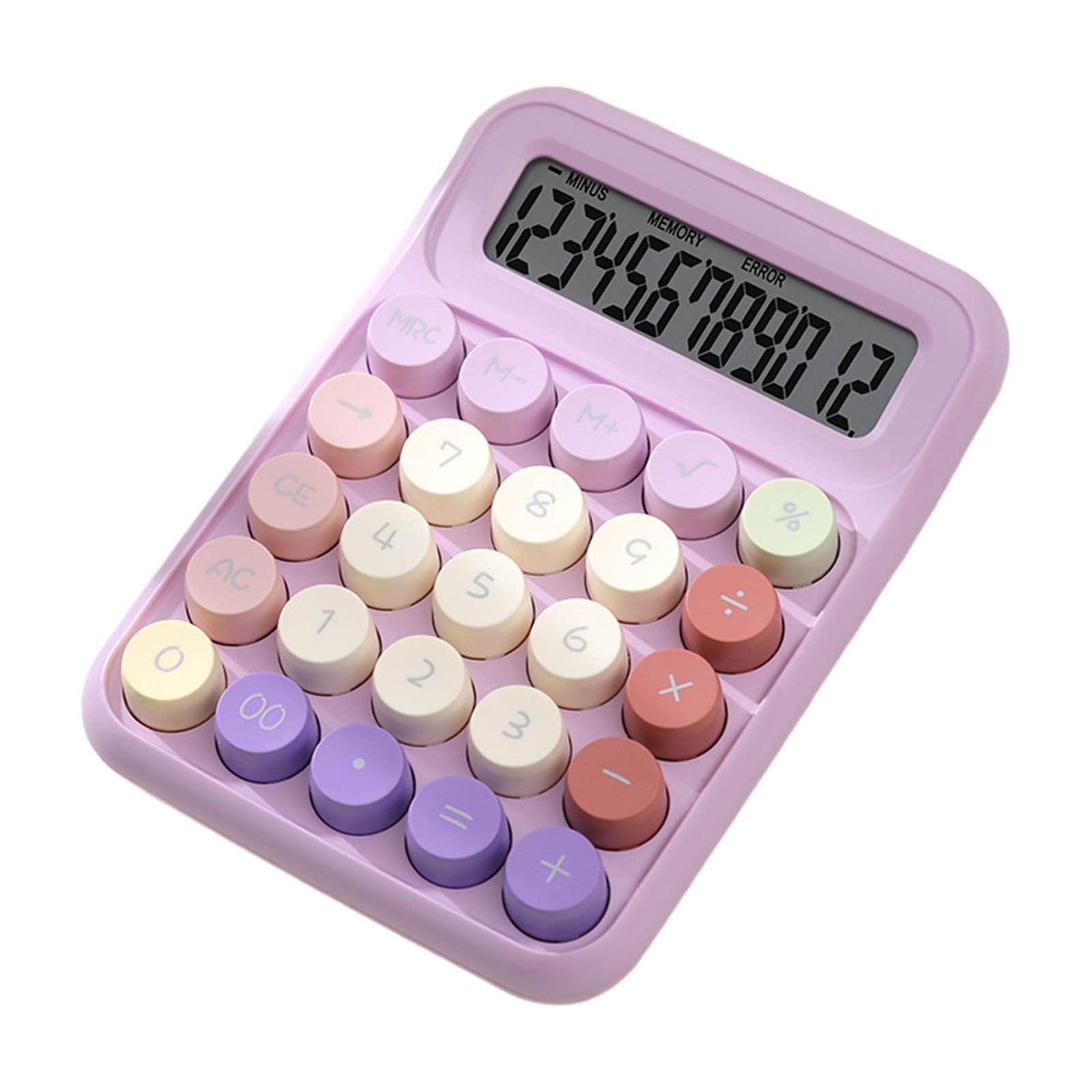 Elainilye Desktop Calculator, 12 Digit LCD Pocket Size, Standard Math ...