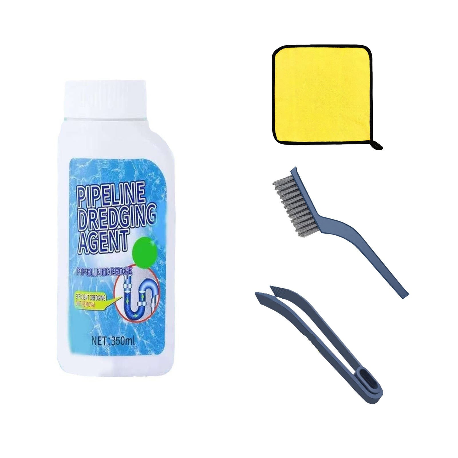Elainilye Drain Cleaner Kit, Pipe Clog Remover with Sink Snake Brush ...