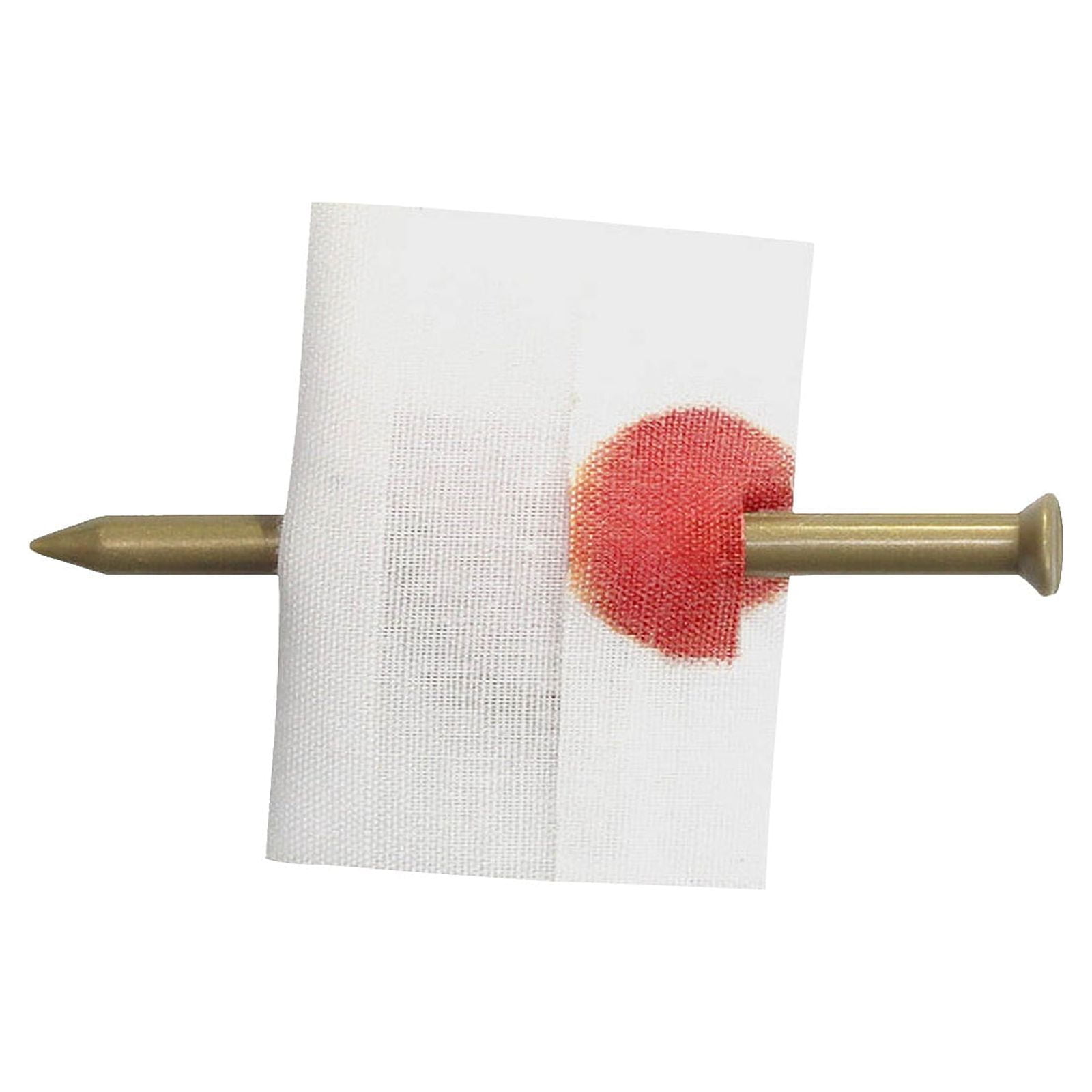 Elainilye Fake Finger Piercing Prop, Realistic Nail Through Finger Toy ...