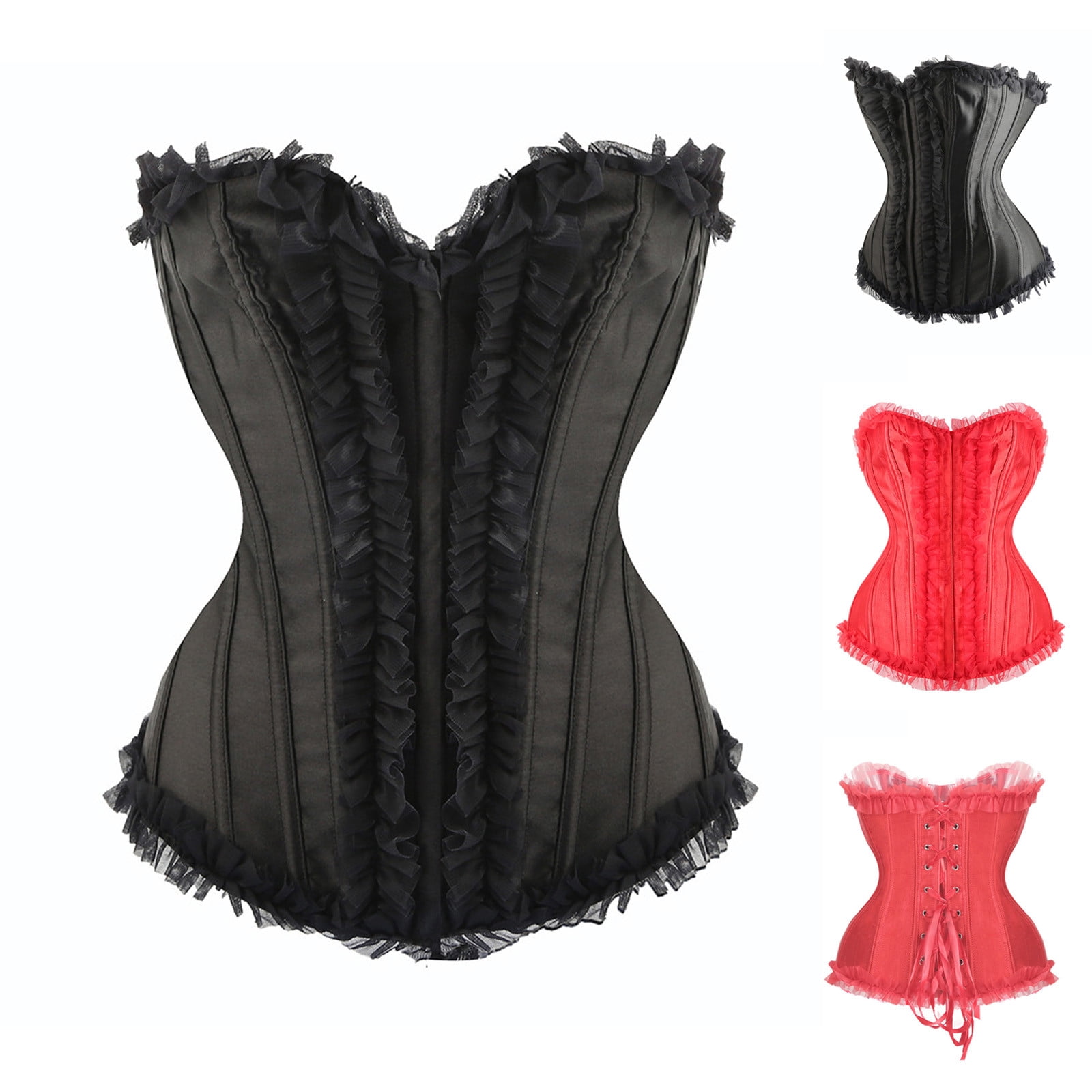 Elainilye Fashion Bodyshapers Tummy Control Women Court Gothic Corset ...