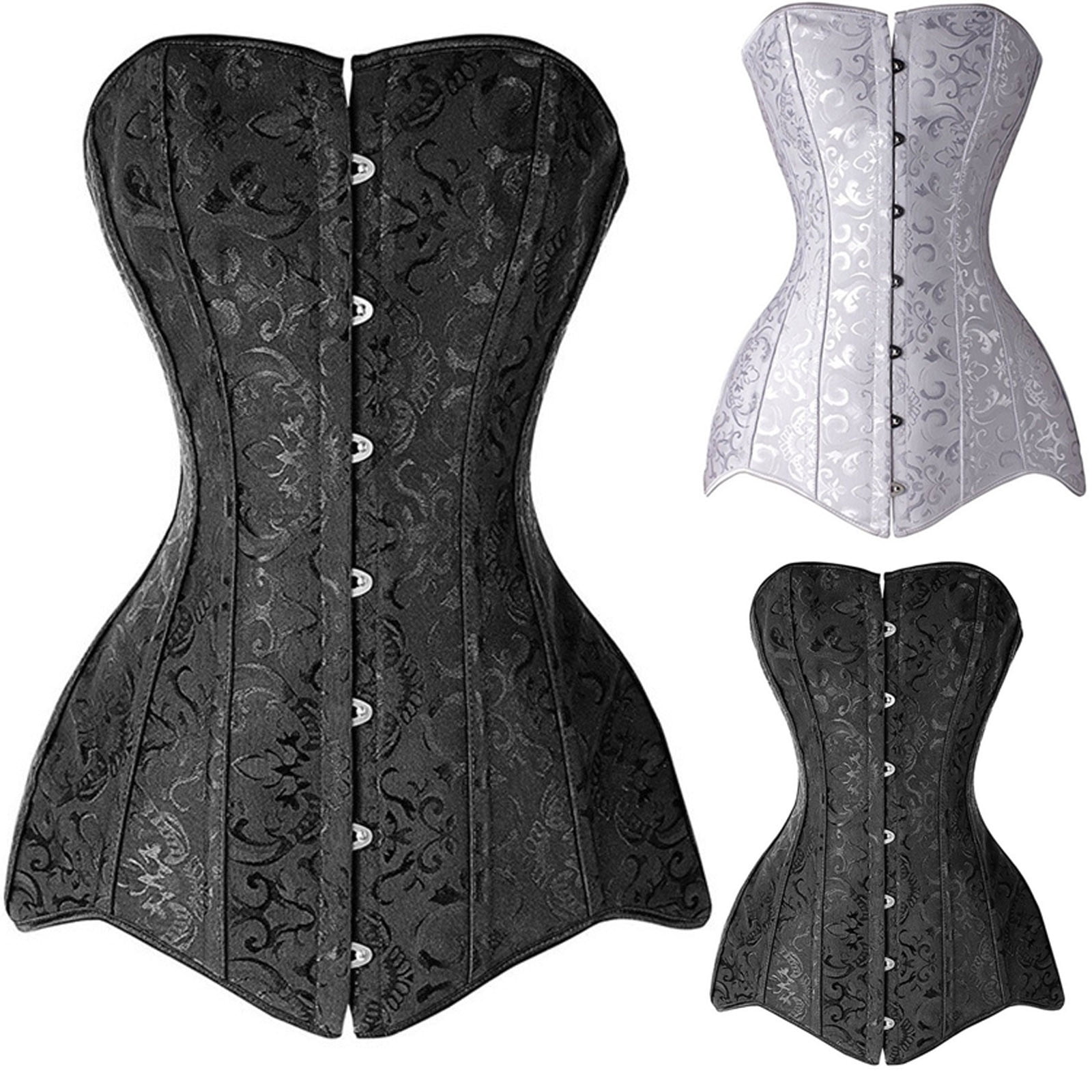 Elainilye Fashion Bodysuits for Women Sexy Court Gothic Corset Bustier Outer Wear Sexy Bodysuit ...