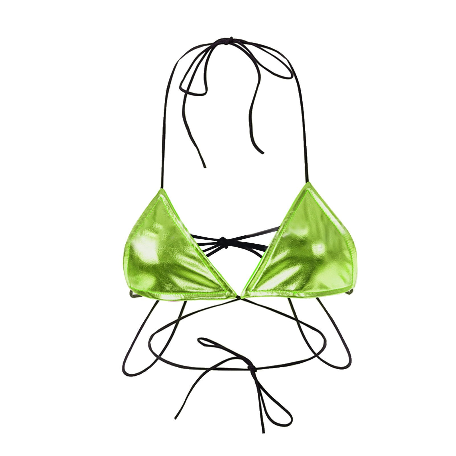 Elainilye Fashion Bras For Women Triangle Bra Solid Color Casual Cross ...