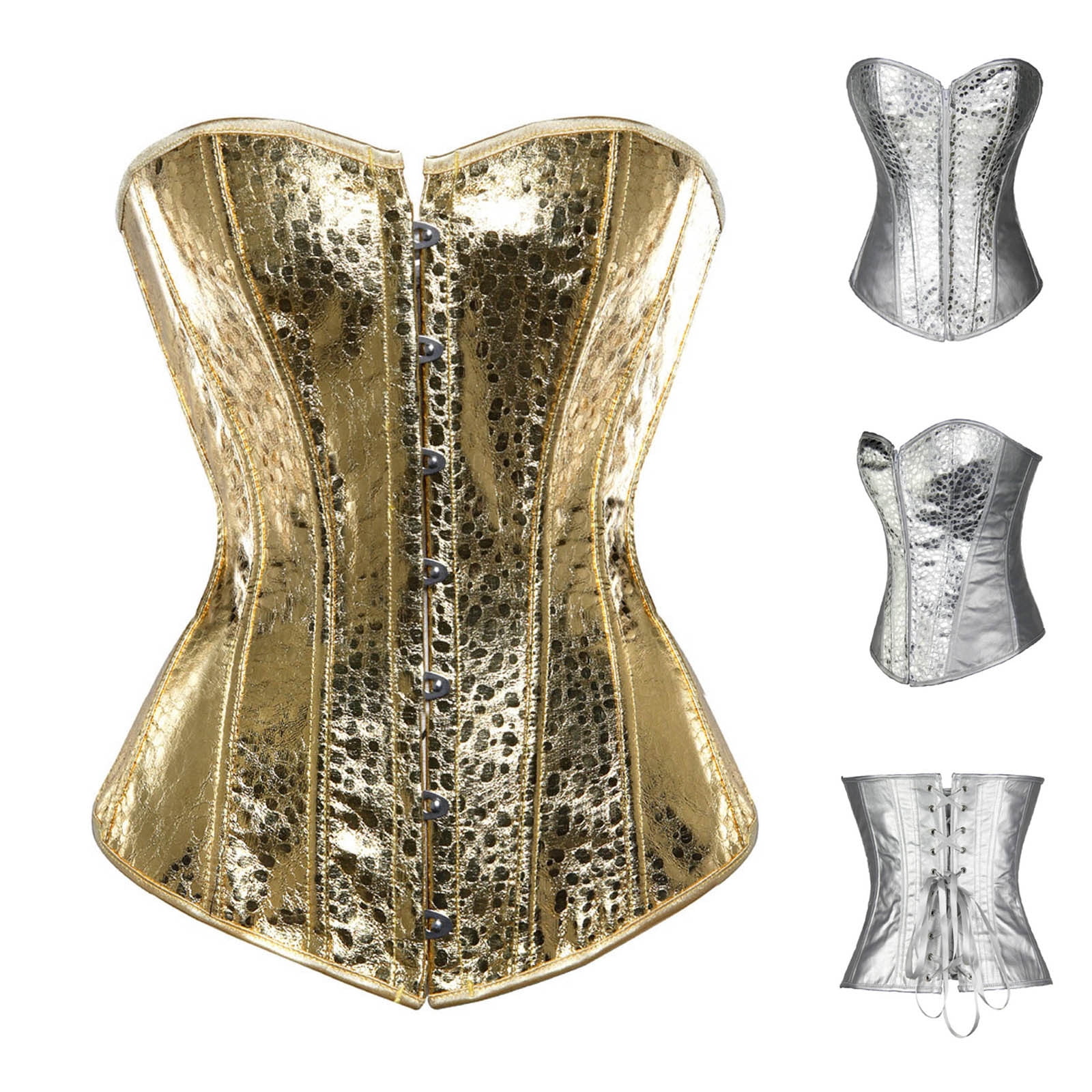 Elainilye Fashion Corset Tops for Women Court Gothic Corset with ...