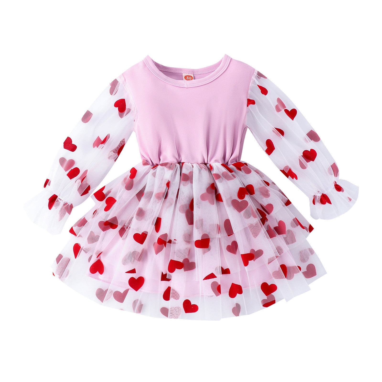 Elainilye Fashion Dress for Girls Spring Summer Dress Round Neck ...